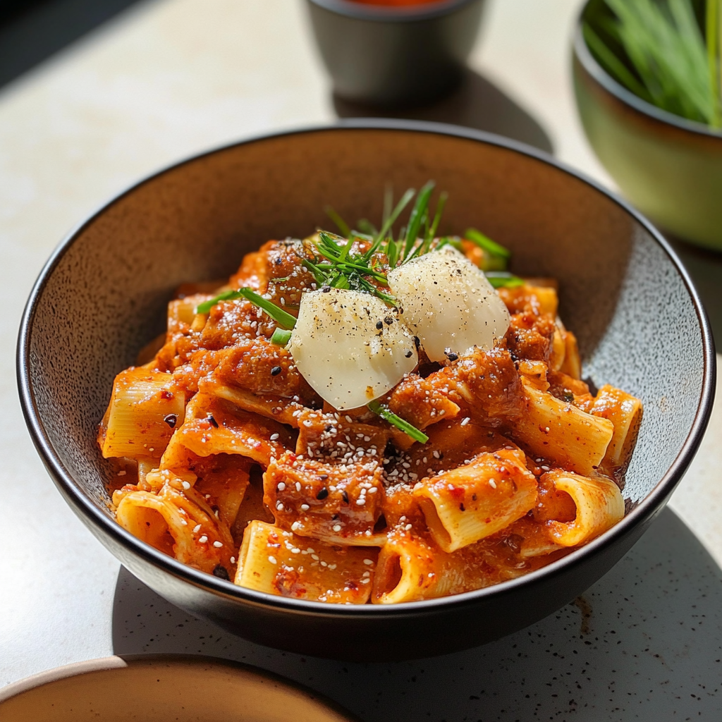 Creamy Korean Ssamjang Pasta