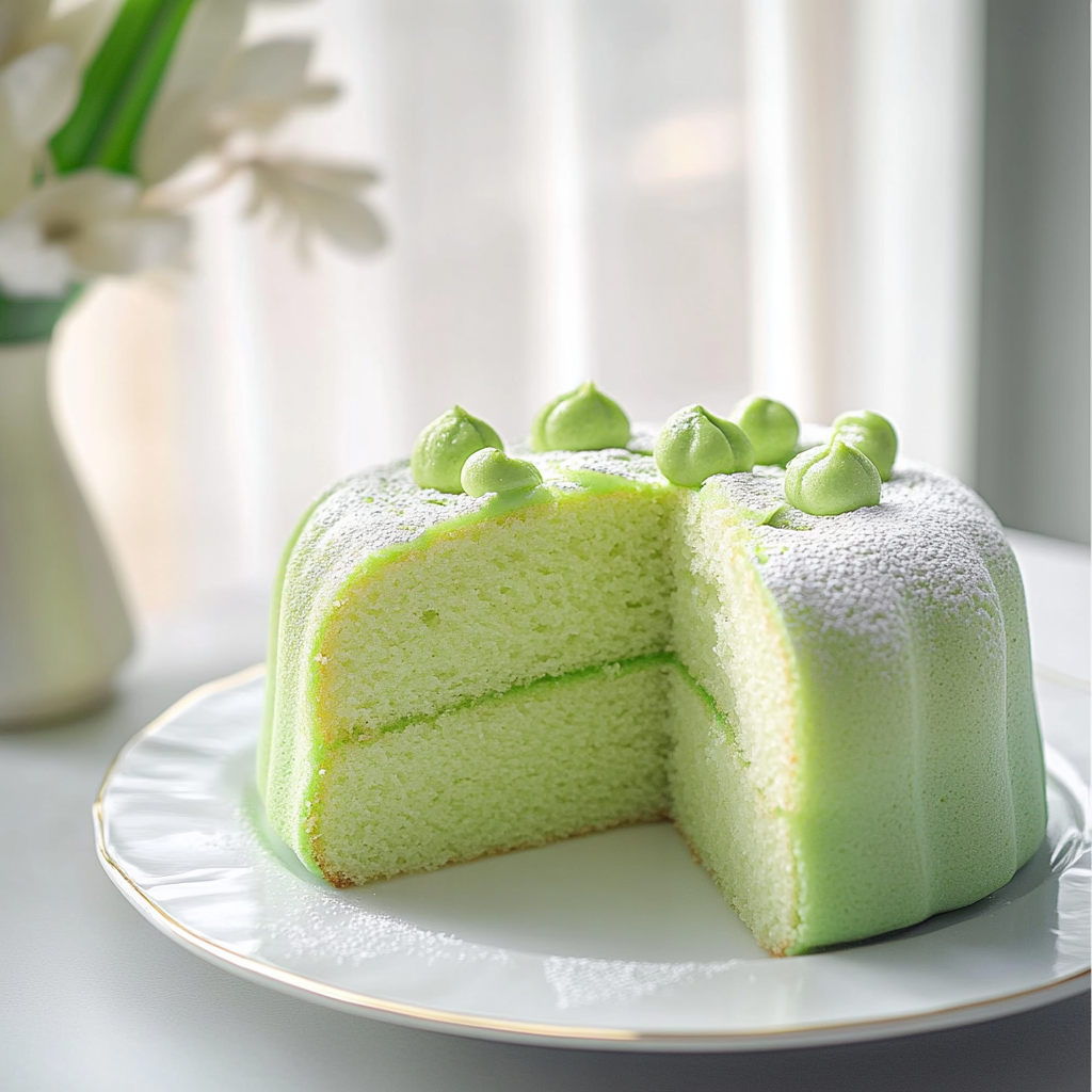 Pandan Chiffon Cake