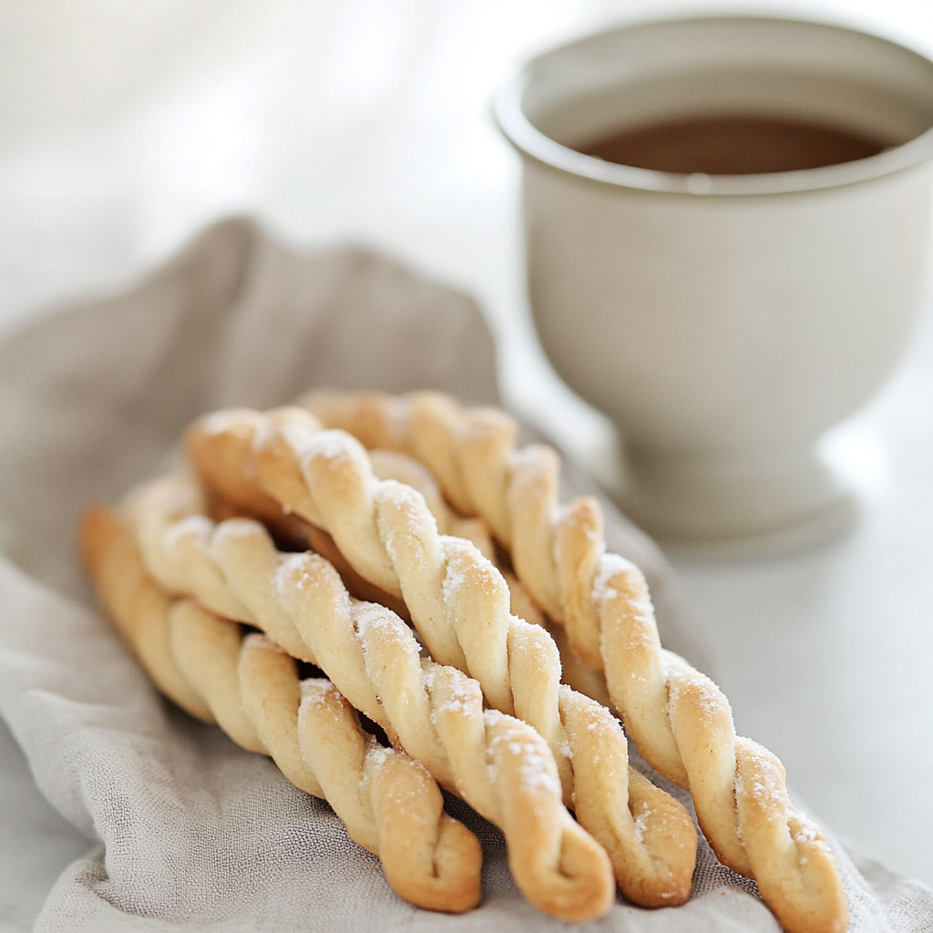 Braided Sugar Cookie Stick