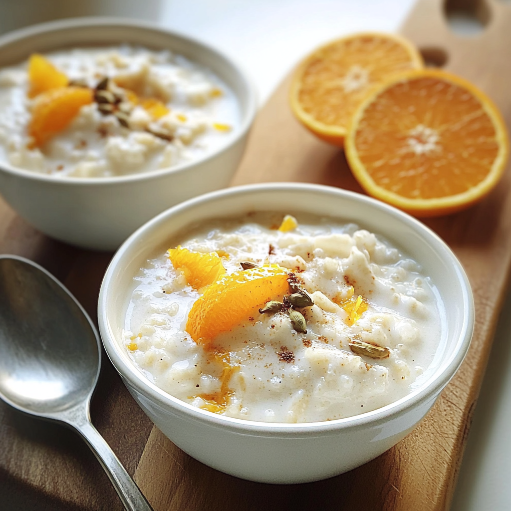 Cardamom Orange Rice Pudding