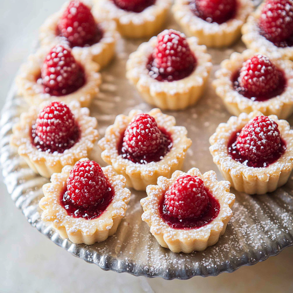 Mini Raspberry Almond Tarts