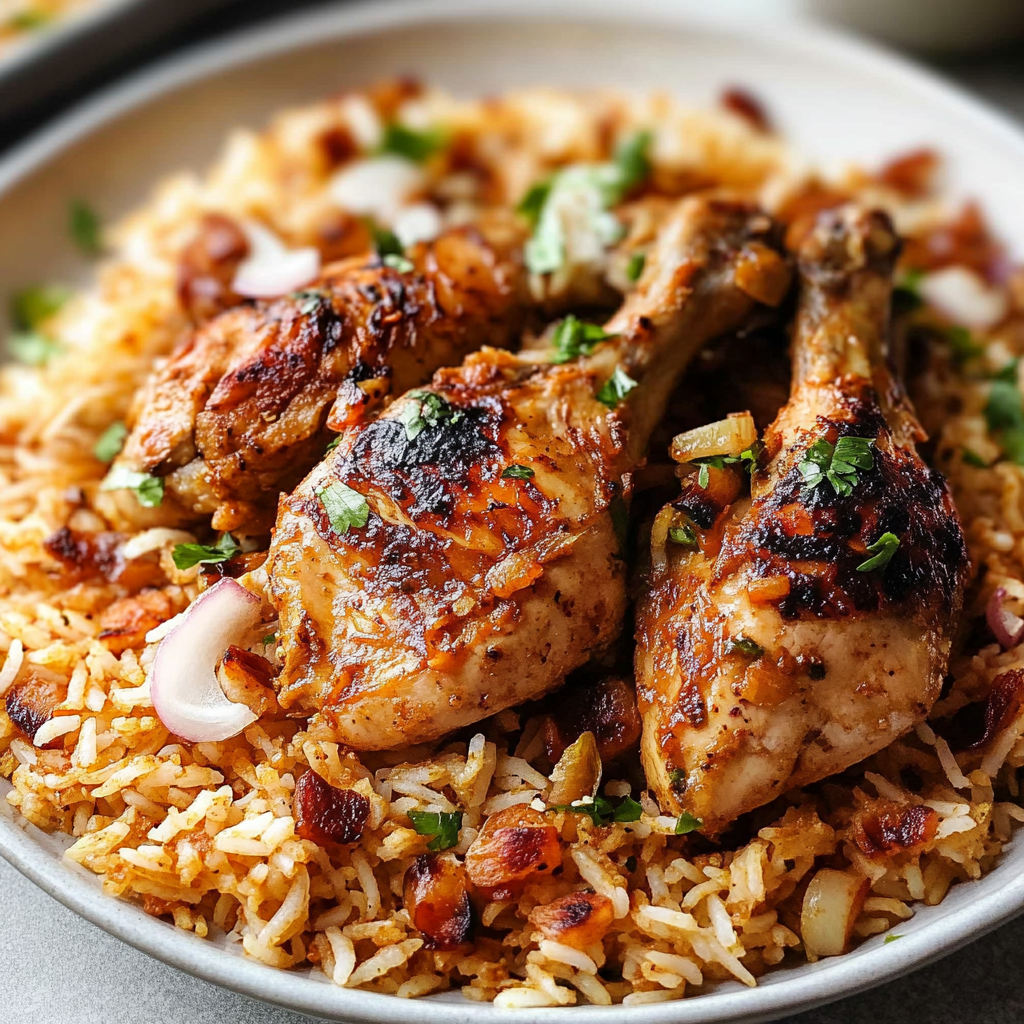 Arabic Chicken and Rice (Kabsa)