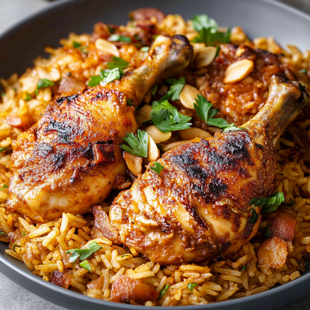 Arabic Chicken and Rice (Kabsa)