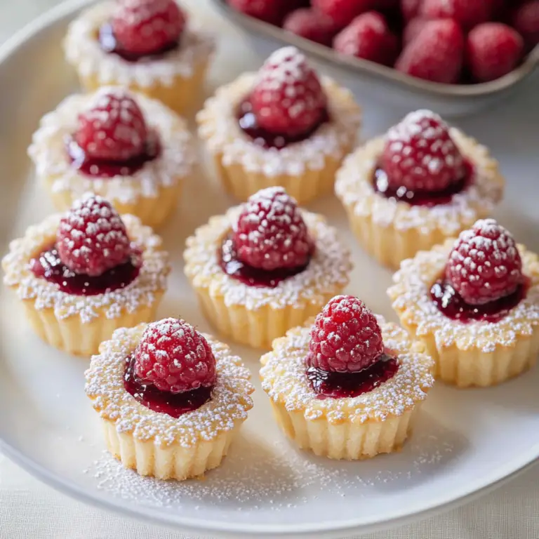 Mini Raspberry Almond Tarts