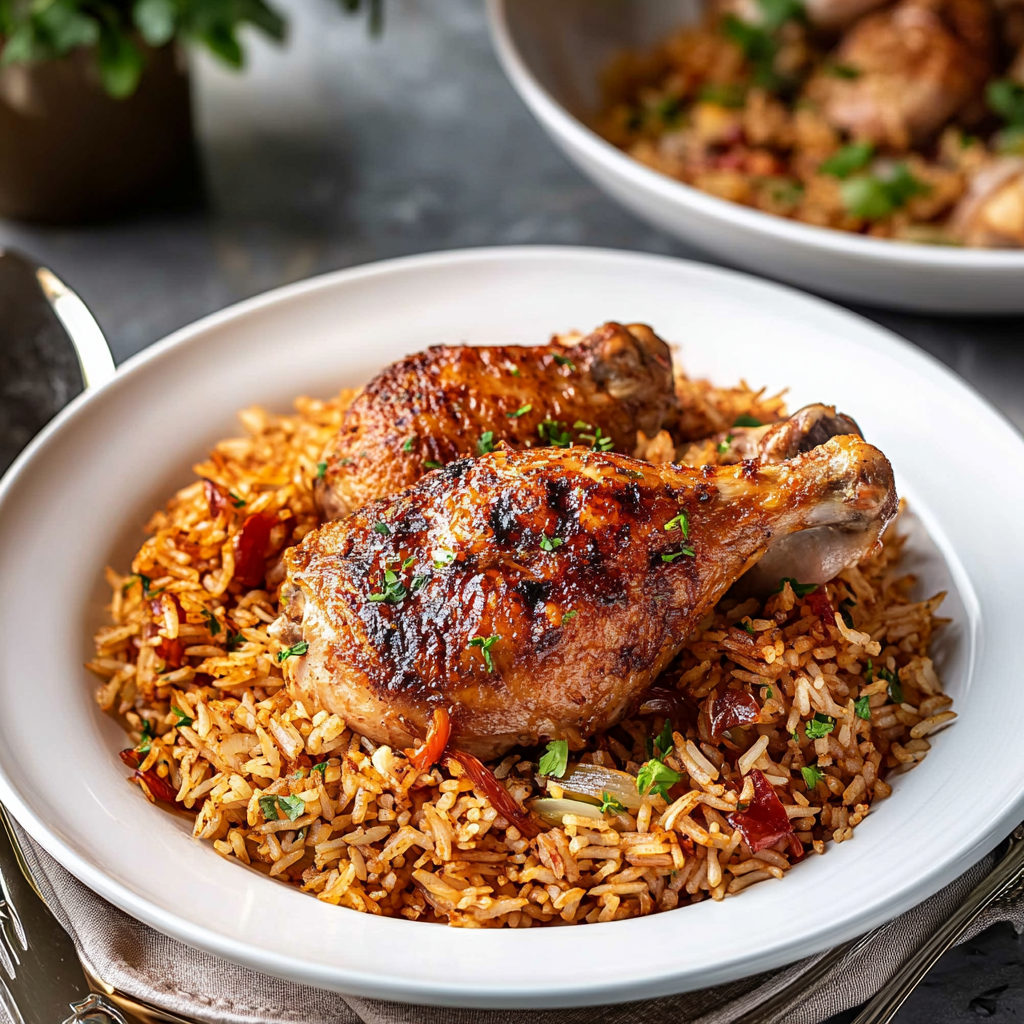 Arabic Chicken and Rice (Kabsa)