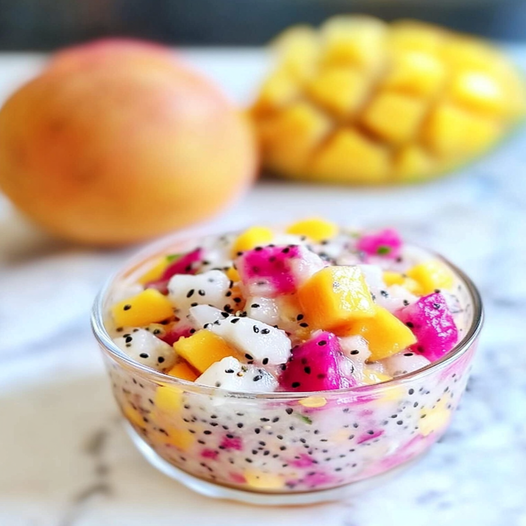 Dragon Fruit Mango Salsa