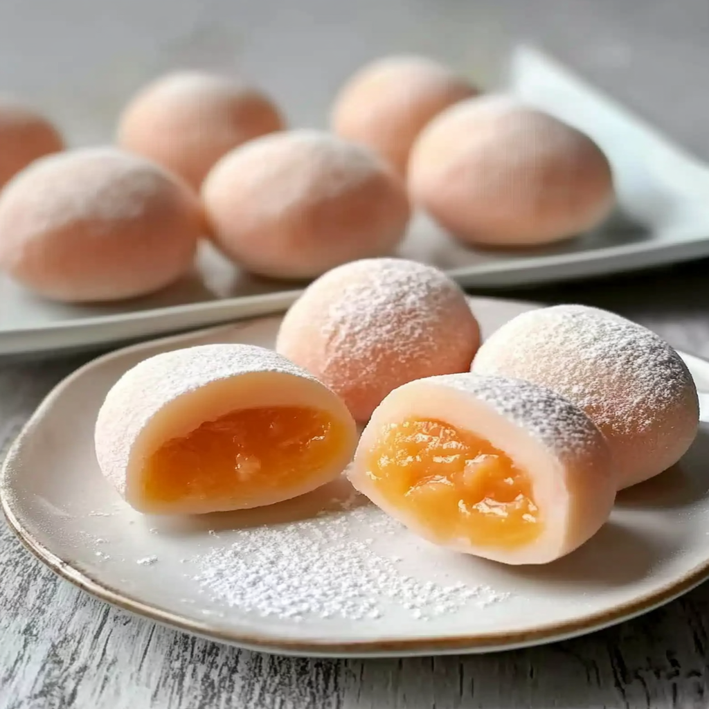 Whole Peach Mochi