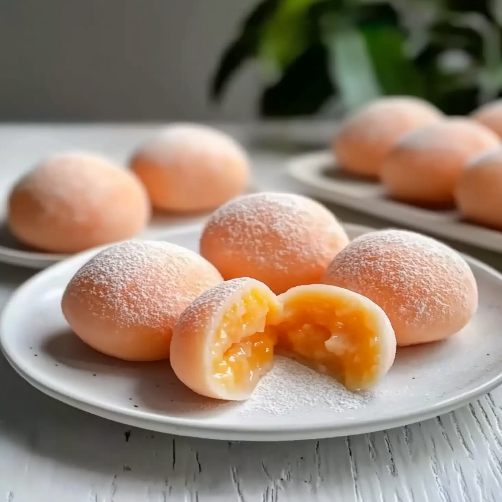 Whole Peach Mochi