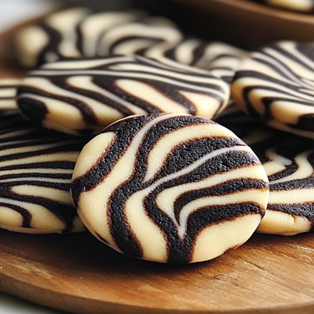 Zebra Cookies Recipe: A Delightful Chocolate and Vanilla Swirl Sensation