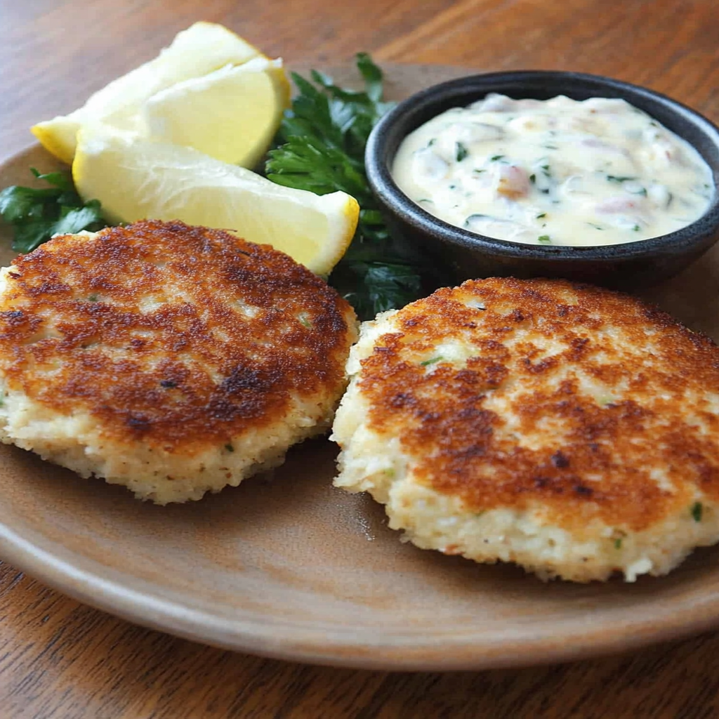 Easy Fish Cakes with Tartar Sauce