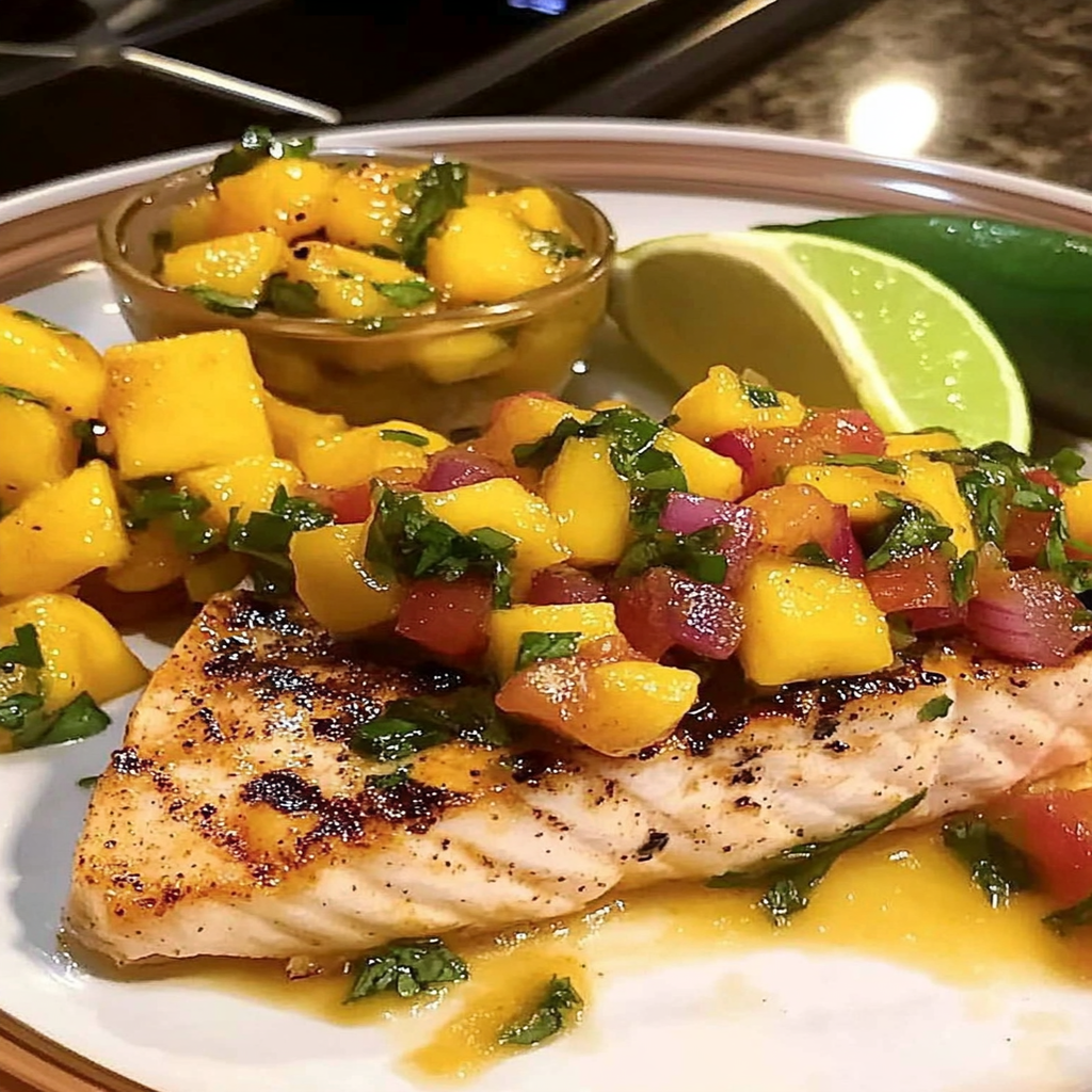 Grilled Fish with Mango Salsa