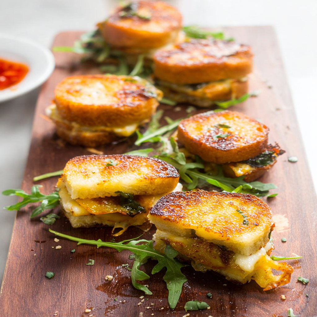 Mini Grilled Cheese Sandwich Appetizers