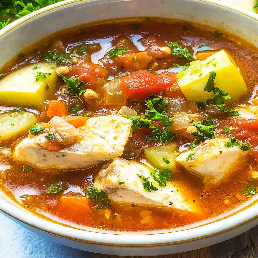 One-Pot Mediterranean Fish Stew
