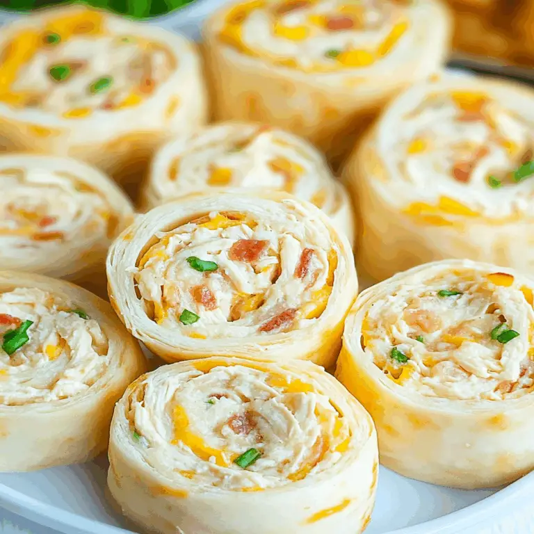 Chicken Bacon Ranch Pinwheels