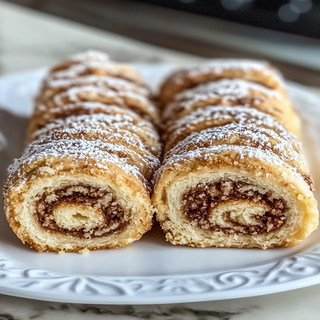 Italian Nut Roll Cookies