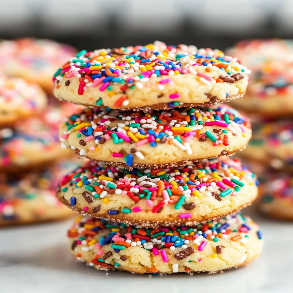 Rainbow Sprinkle Cookies