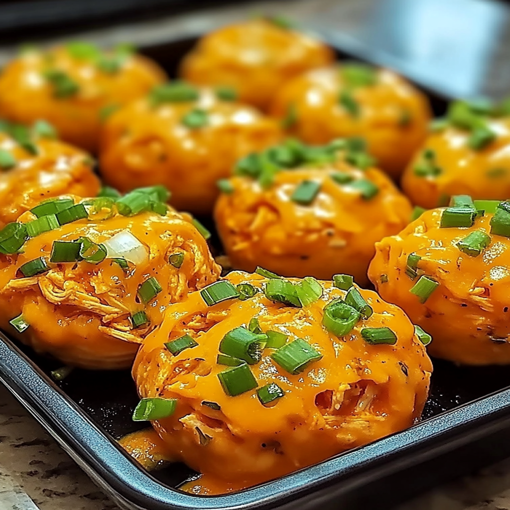 Spicy Buffalo Chicken Pepper Bombs