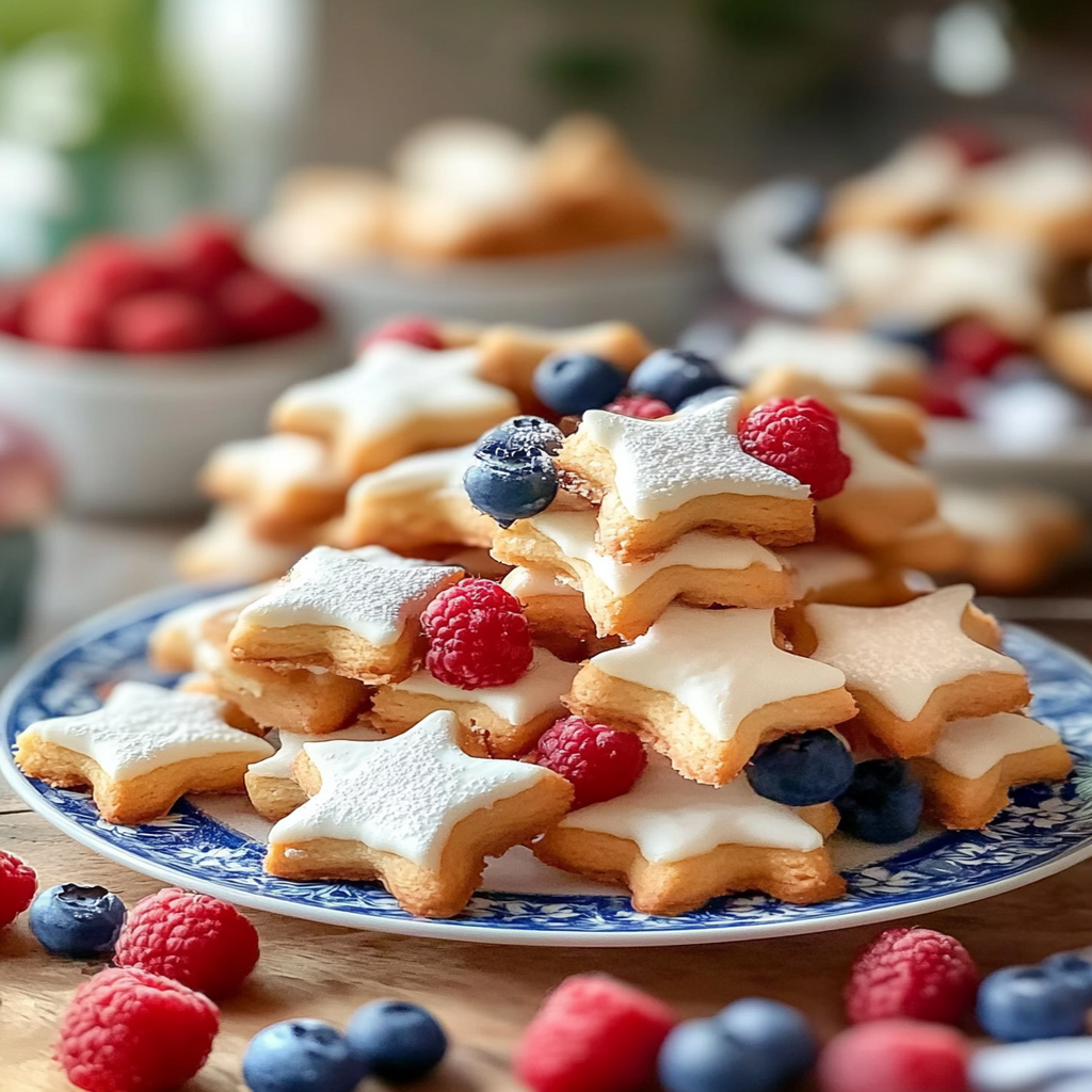 Star-Shaped Shortcake Cookies
