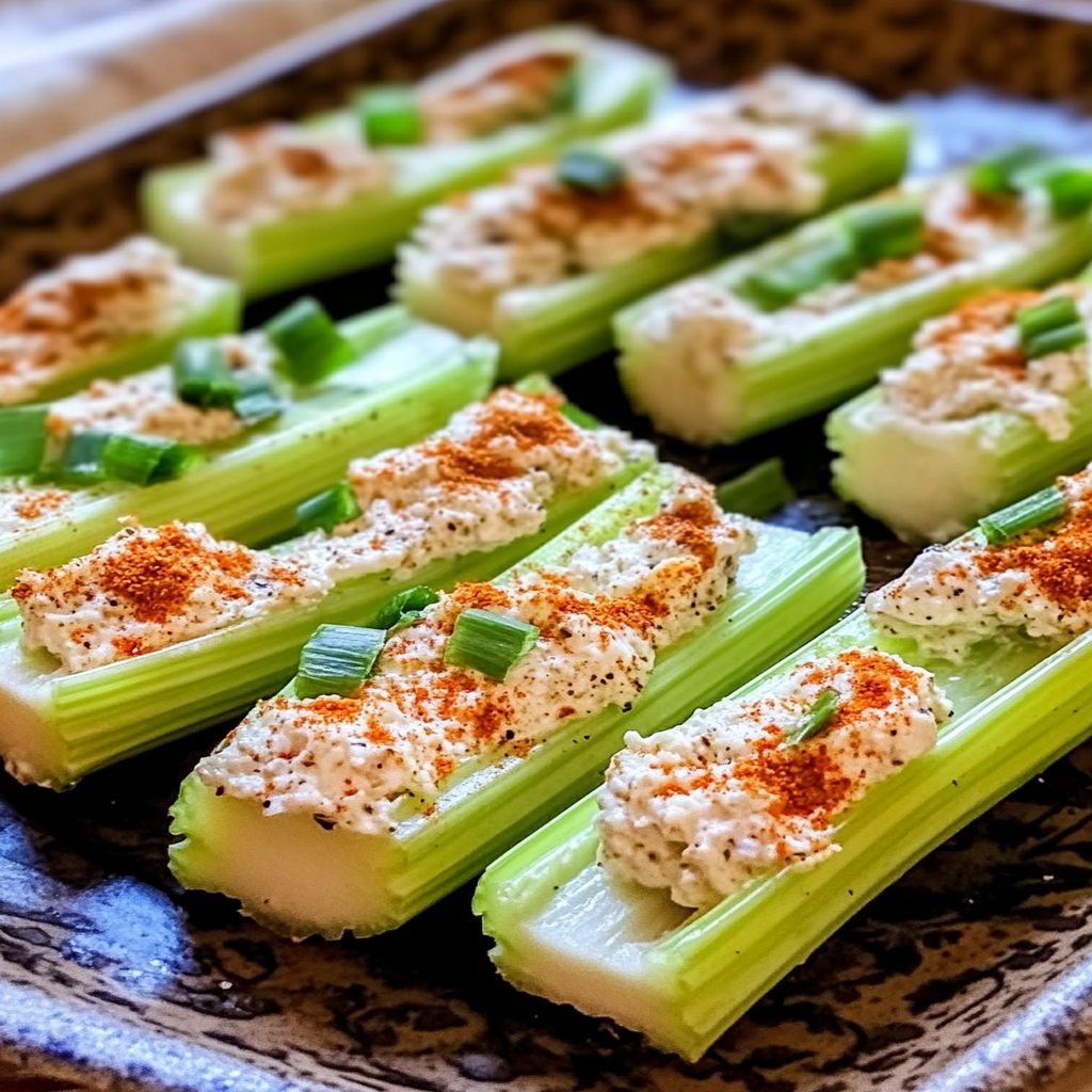 Stuffed Celery Sticks