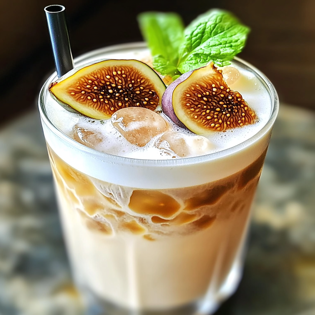 Vanilla Fig Iced Latte Refreshing