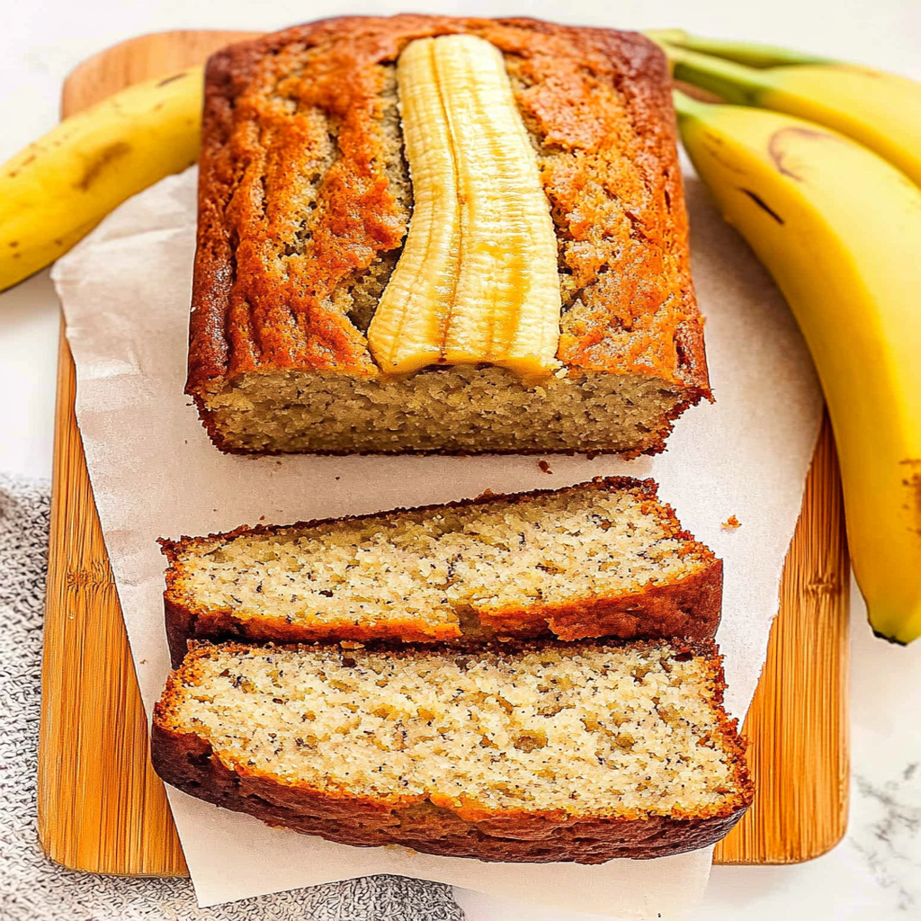 4-Ingredient Banana Bread