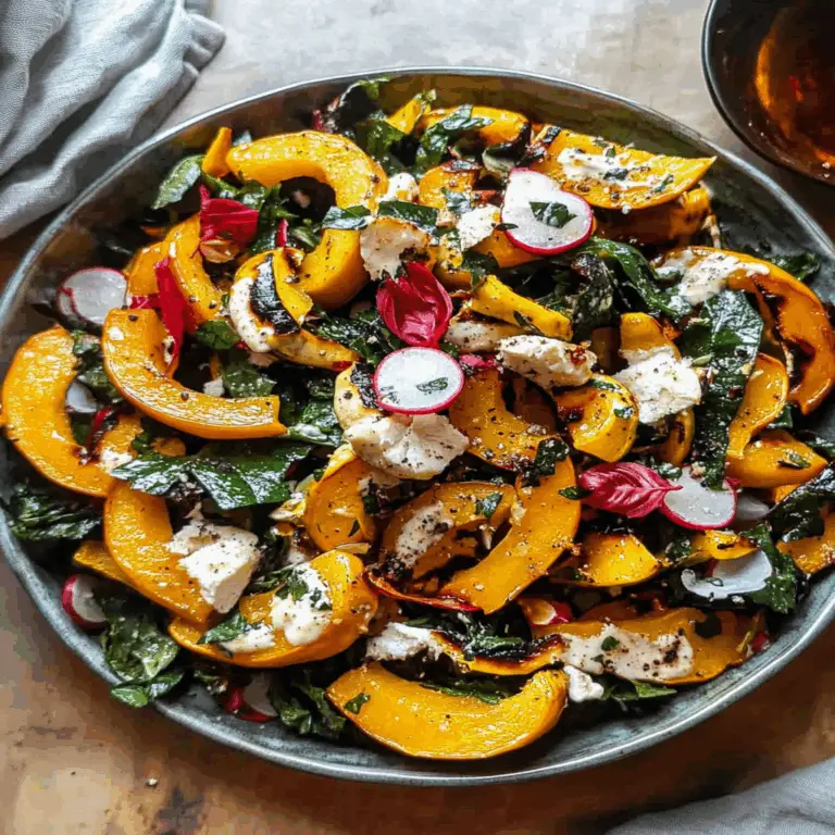 Autumn Delicata Squash Salad