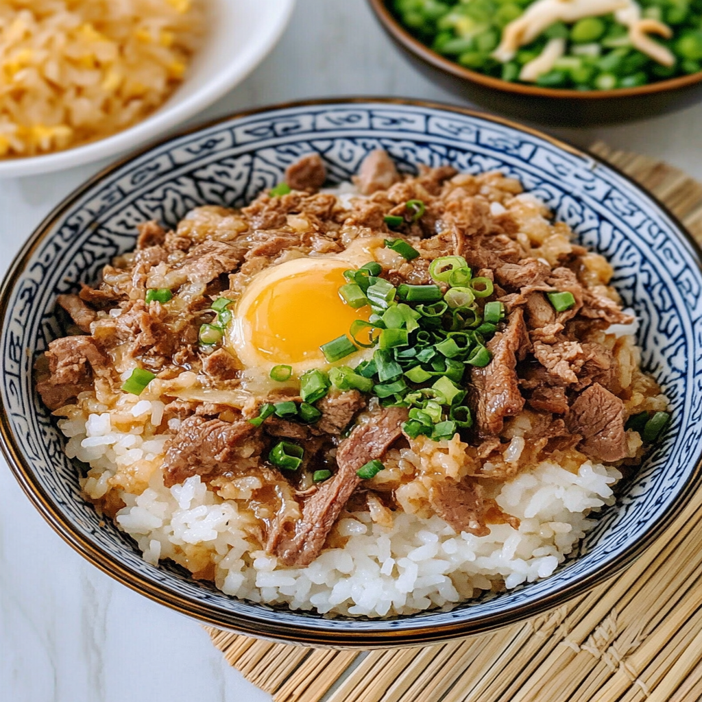 Beef Gyudon (Beef Rice Bowl)