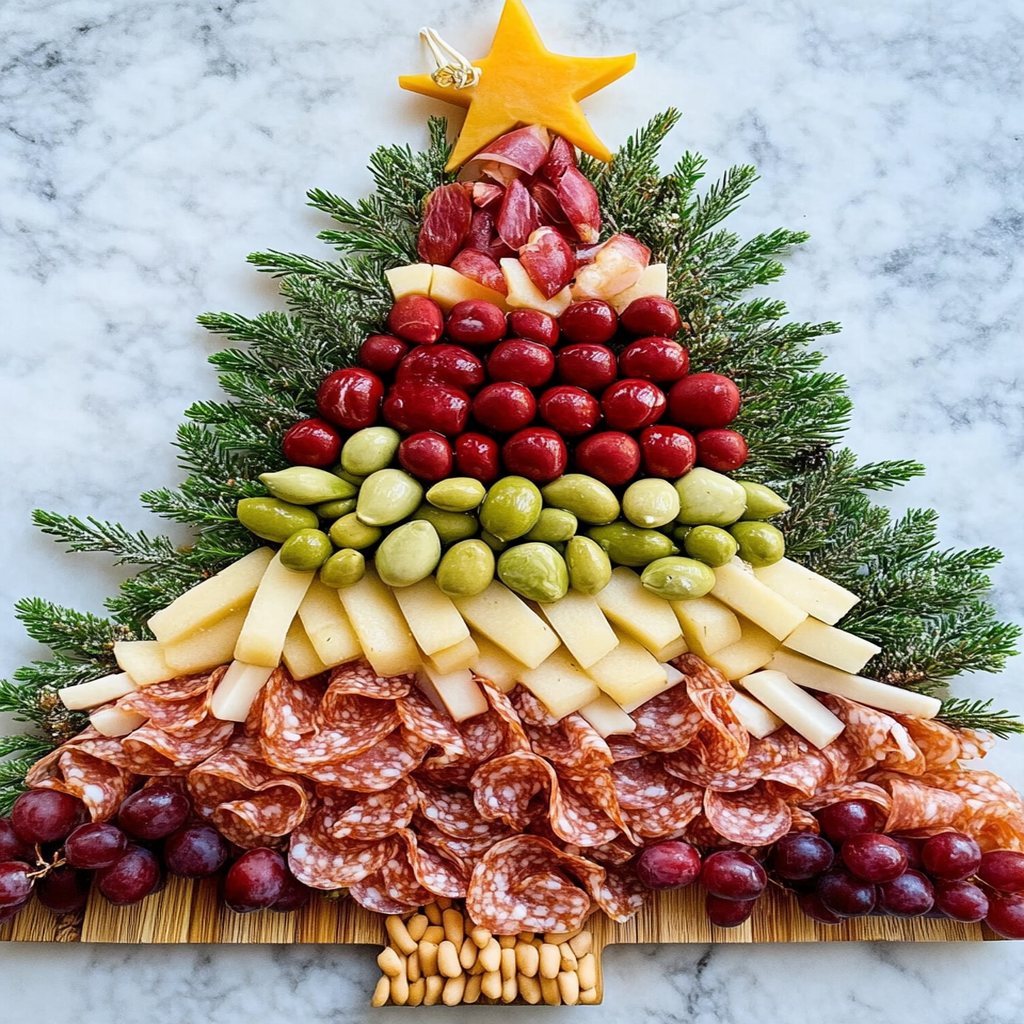 Christmas Tree Charcuterie Board