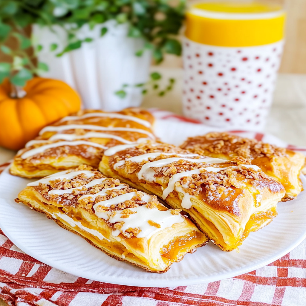 Easy Pumpkin Danish with Cream Cheese Recipe