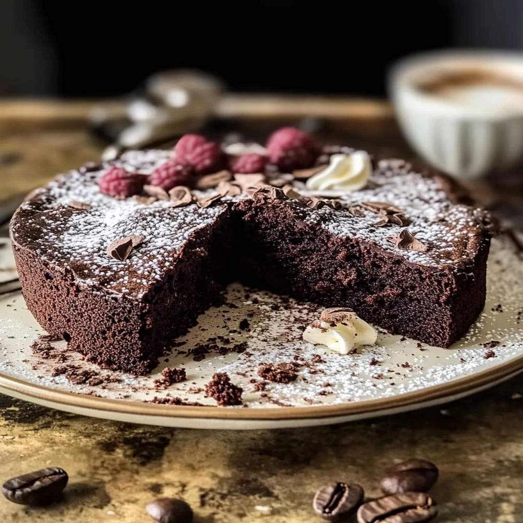 Flourless Chocolate Espresso Cake