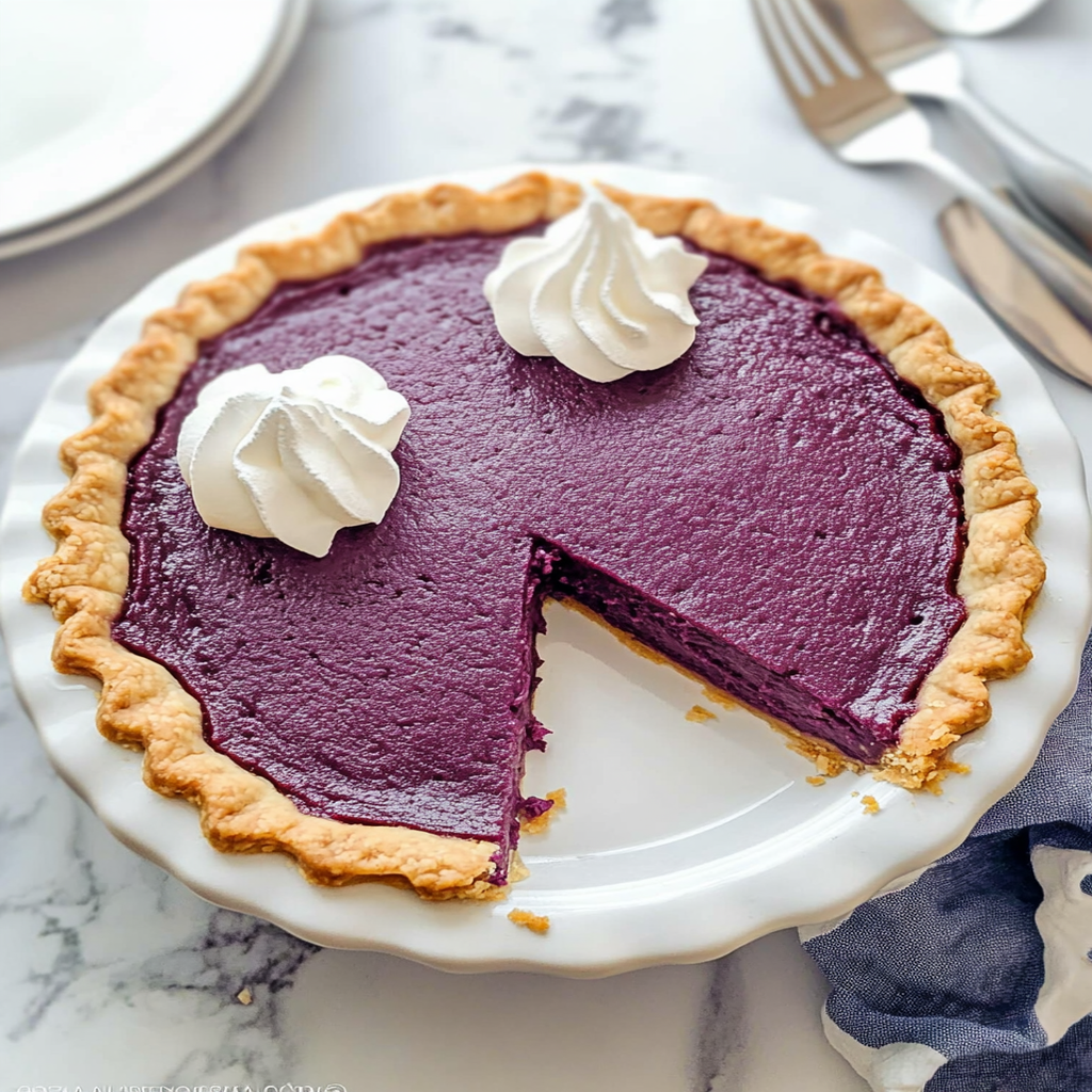 Purple Sweet Potato Pie