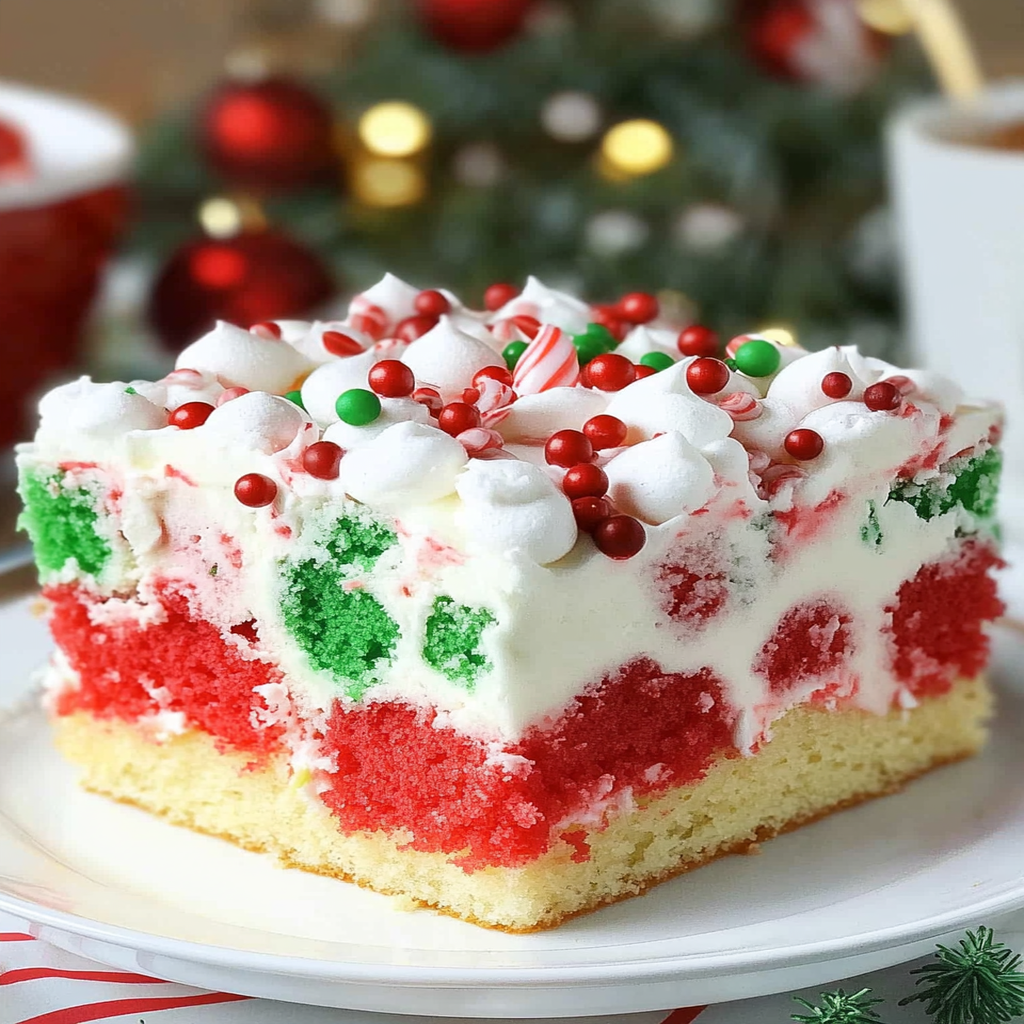 Christmas Poke Cake