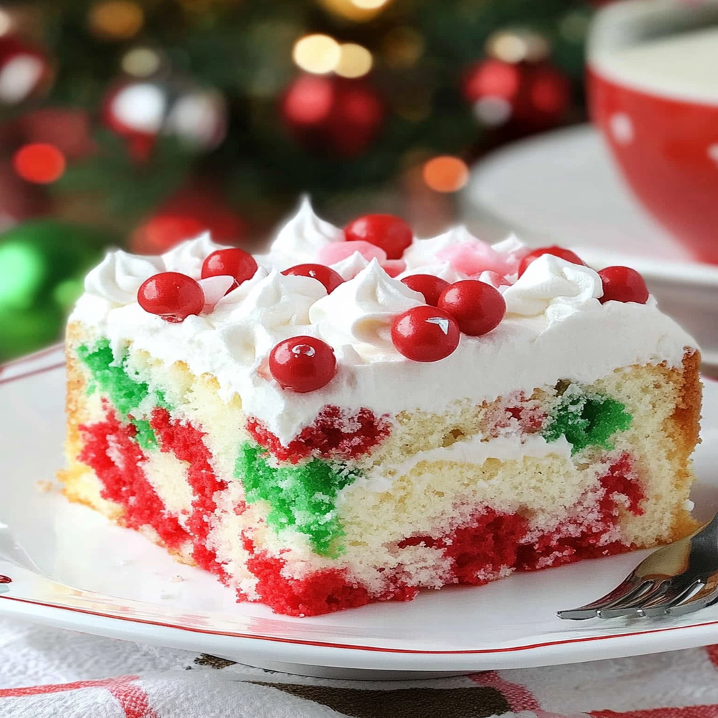 Christmas Poke Cake