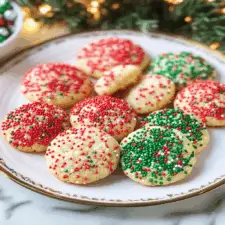 Christmas Sprinkle Cookies