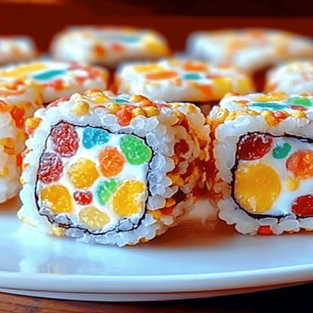 Fruity Pebbles Sushi