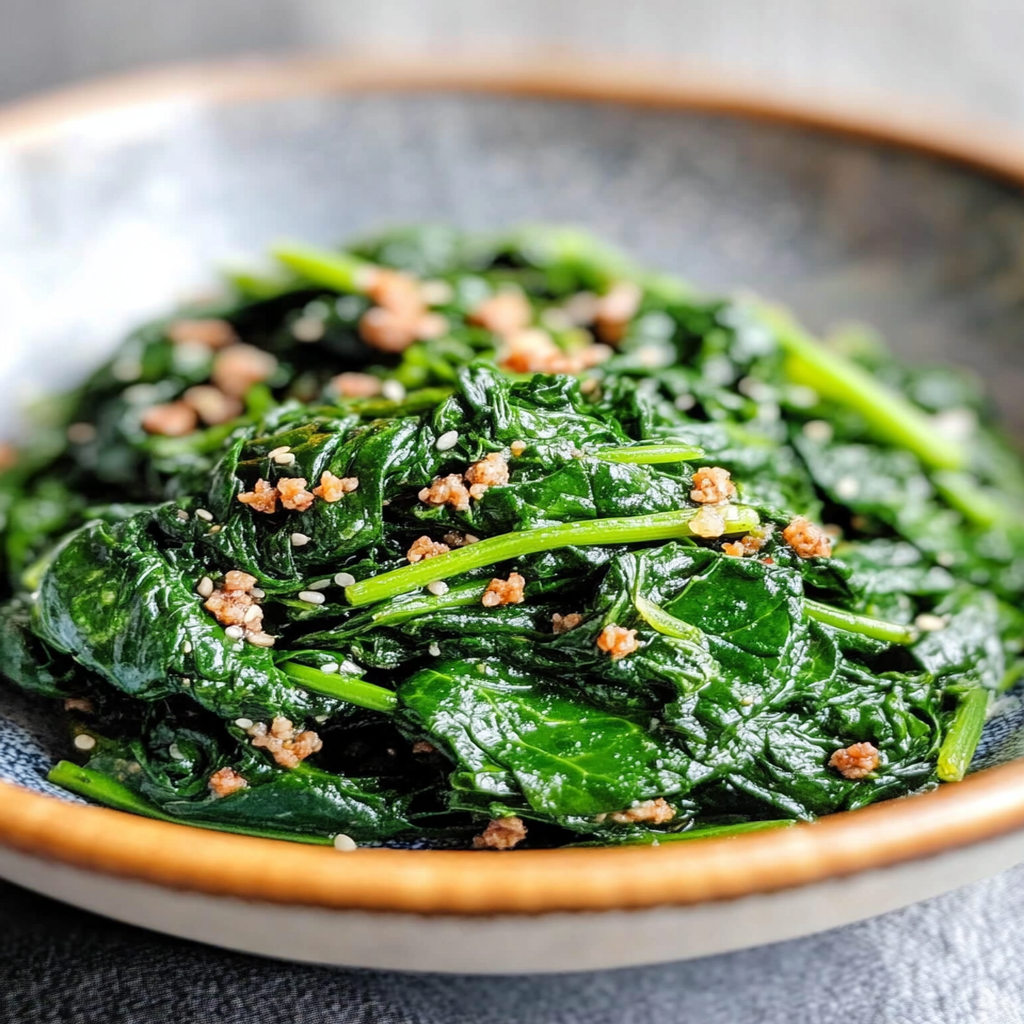 Goma-ae (Spinach with Sesame Sauce)