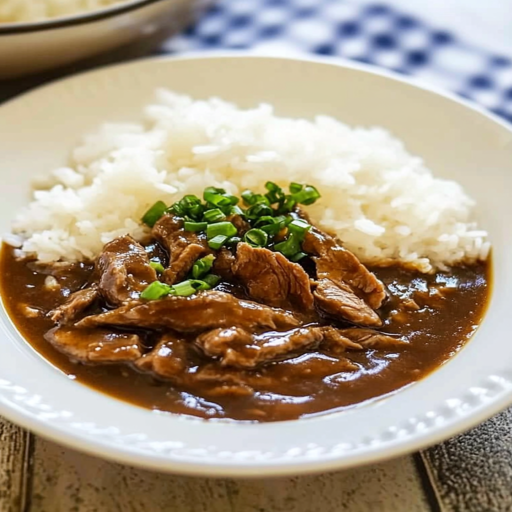 Hayashi Rice (Beef in Demi-Glace Sauce over Rice)