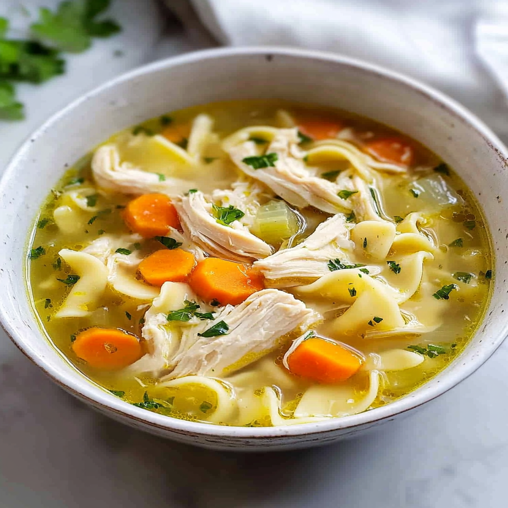 Homestyle Chicken Noodle Soup