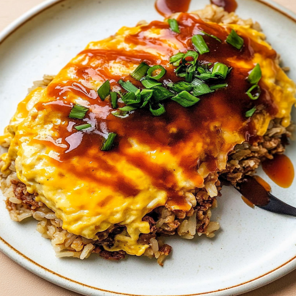 Omurice (Japanese Omelet Rice)