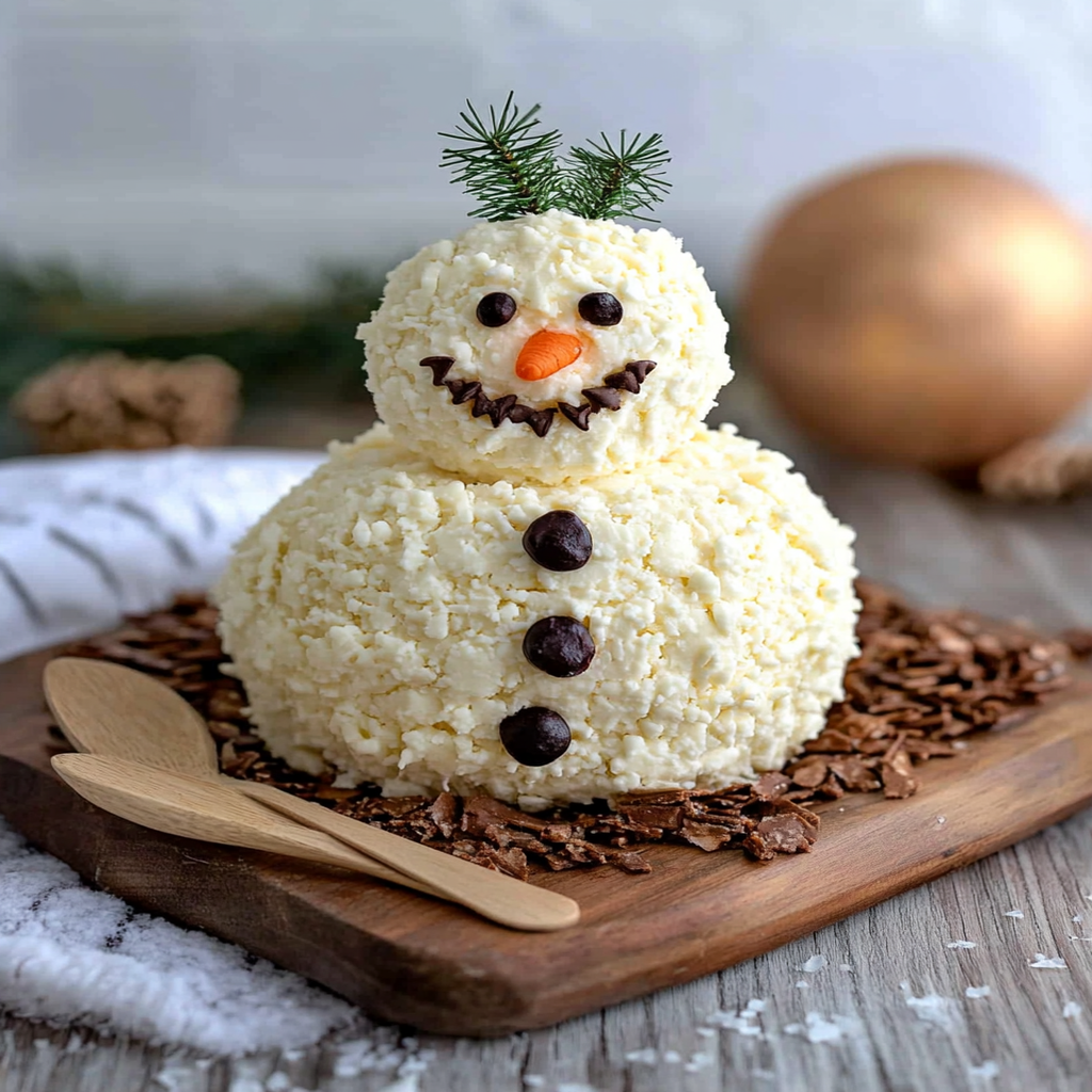 Snowman Cheeseball