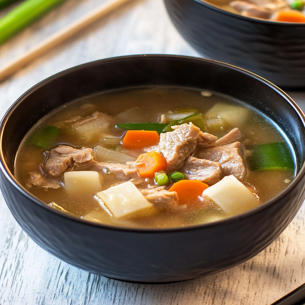 Tonjiru (Pork Miso Soup)