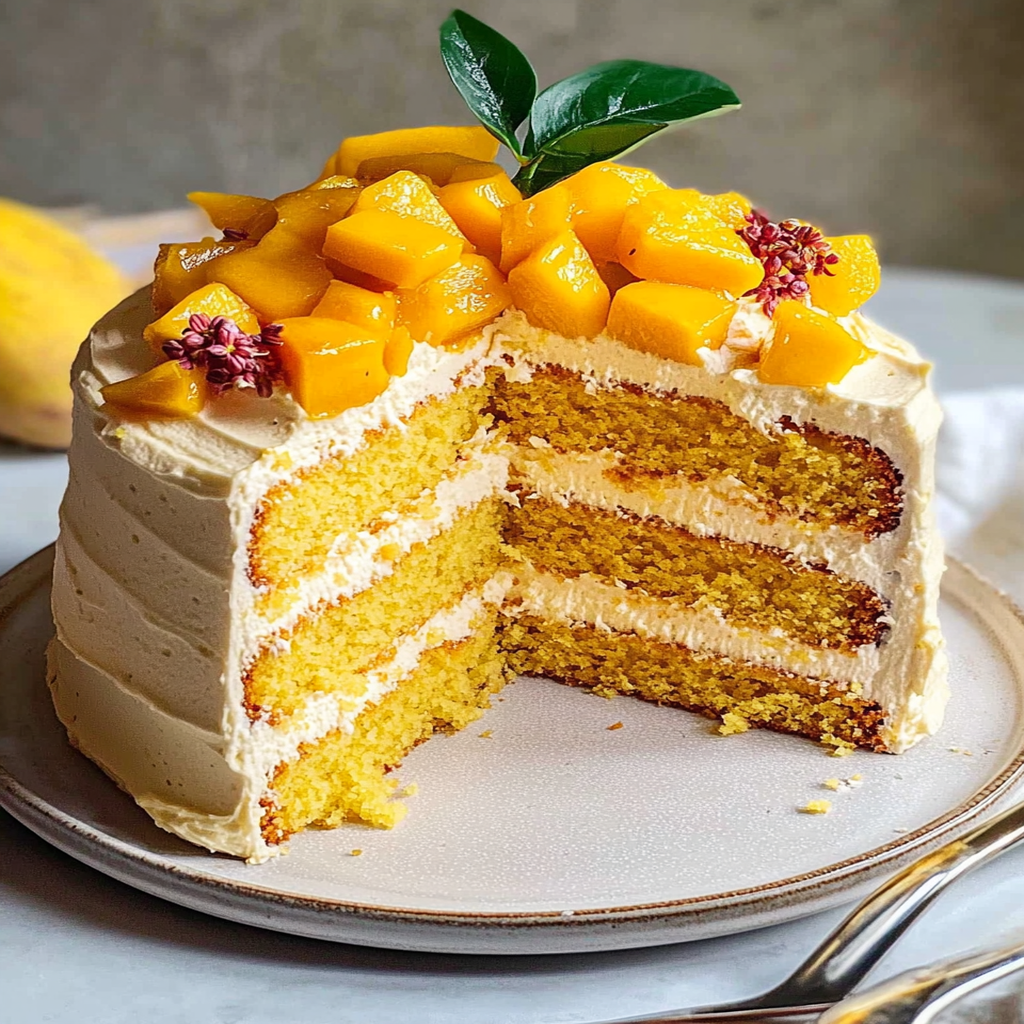 Vegan Mango Cake