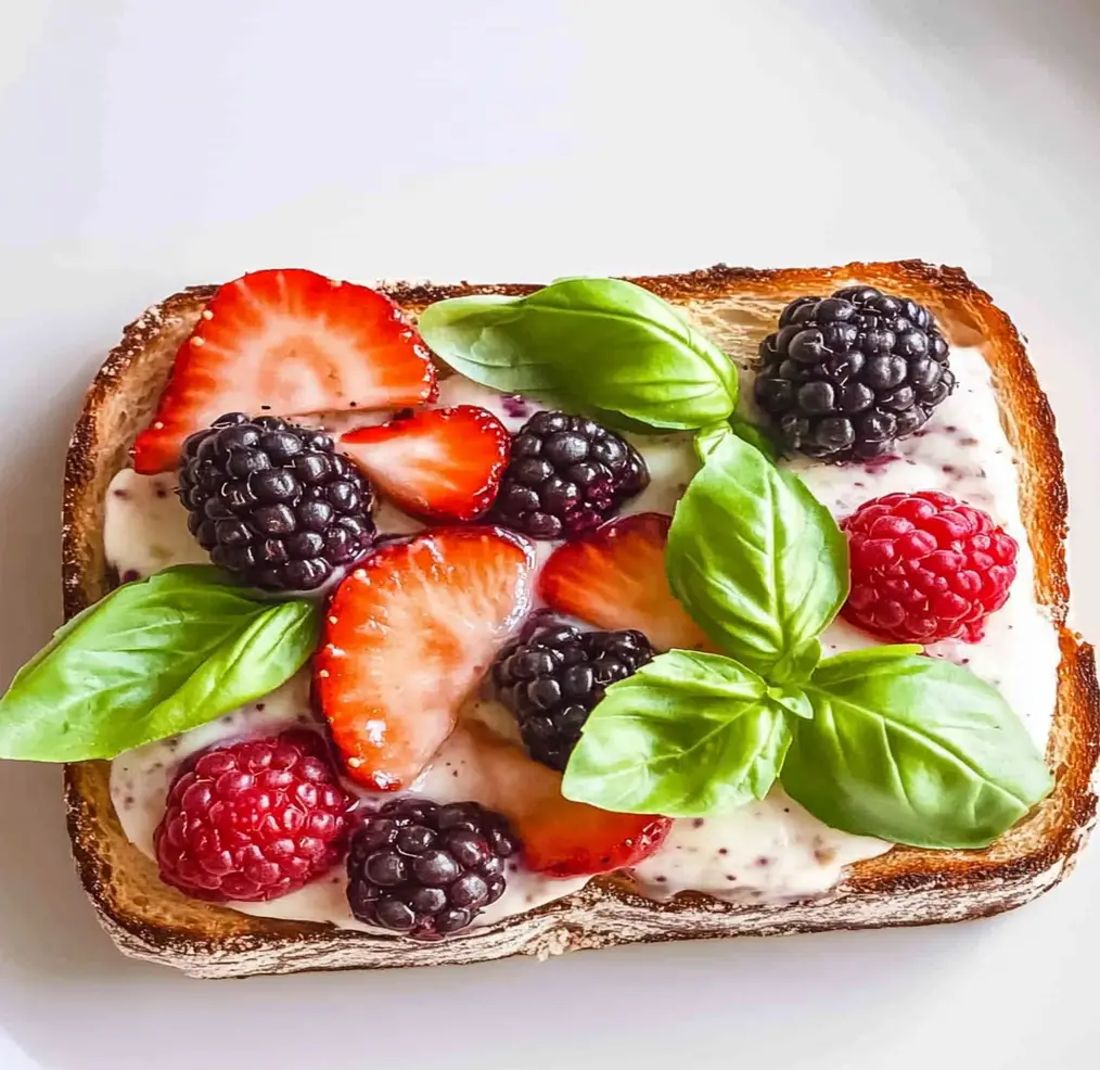 Berry Basil Toast