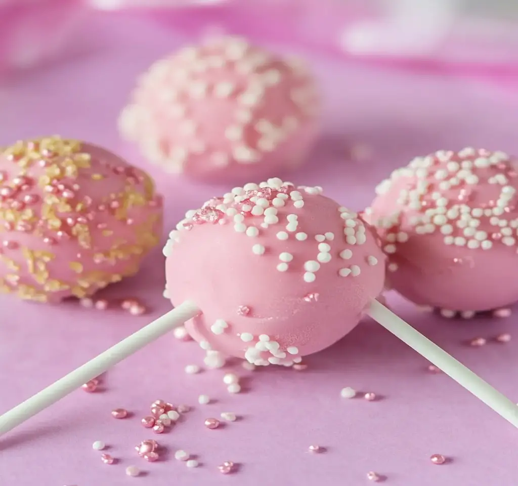 DIY Pink Cake Pops