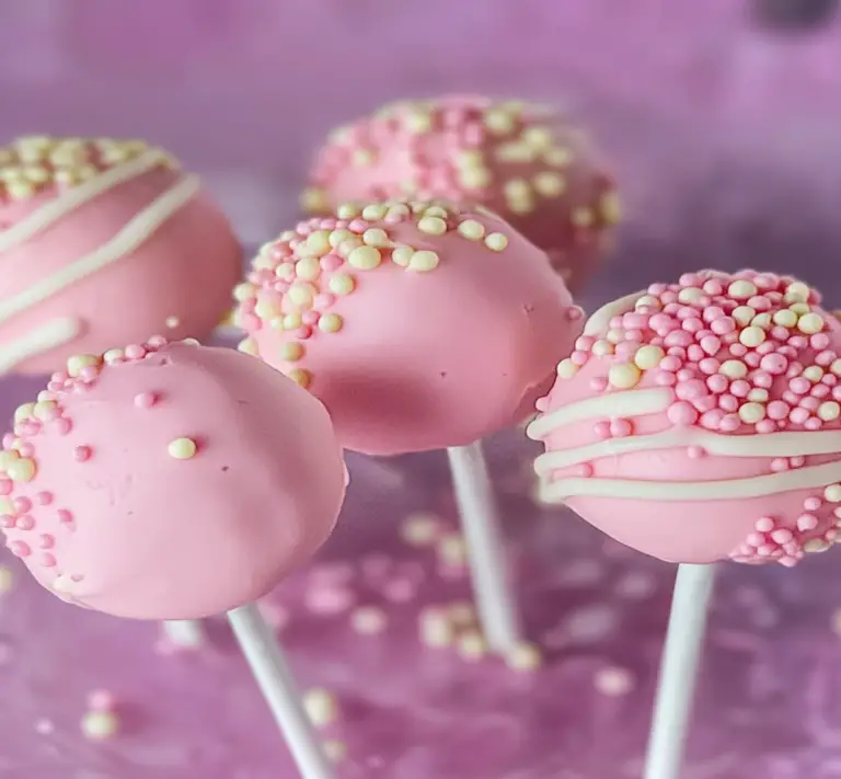 DIY Pink Cake Pops
