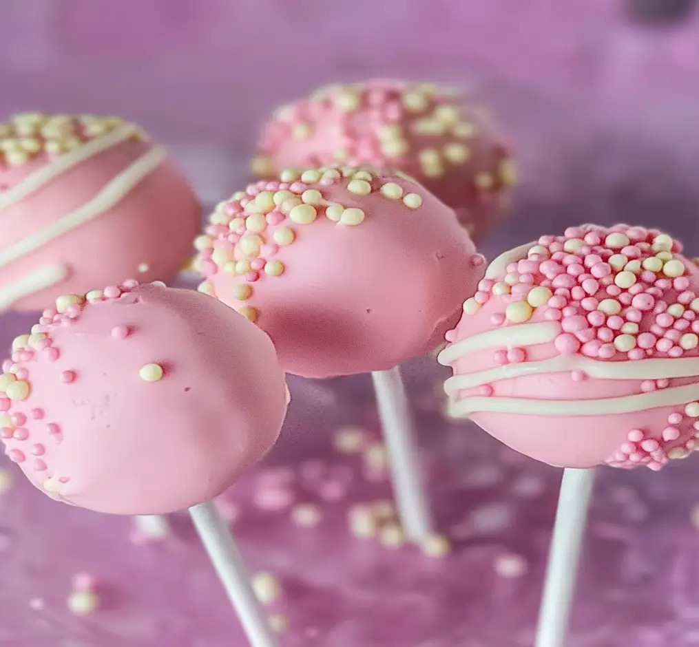 DIY Pink Cake Pops