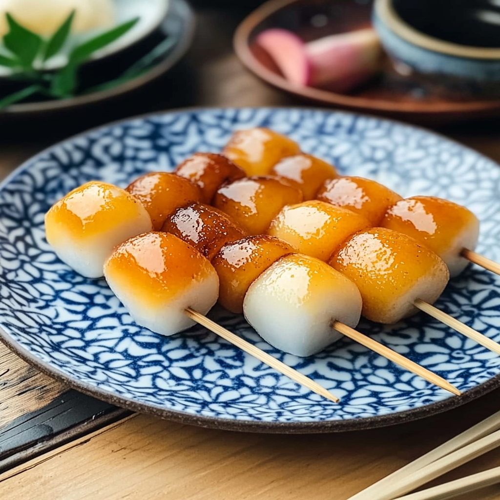 Dango (Sweet Rice Dumplings on Skewers)