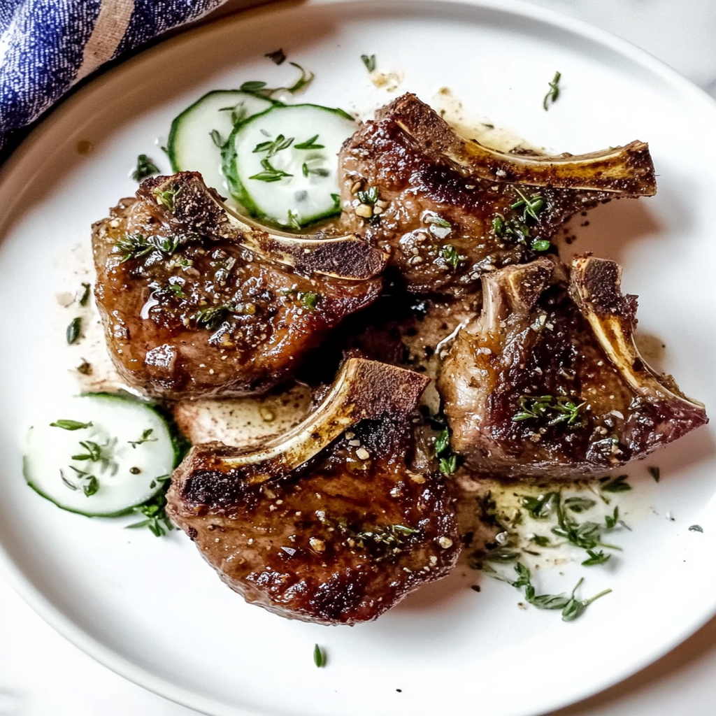 Pan Seared Lamb Chops