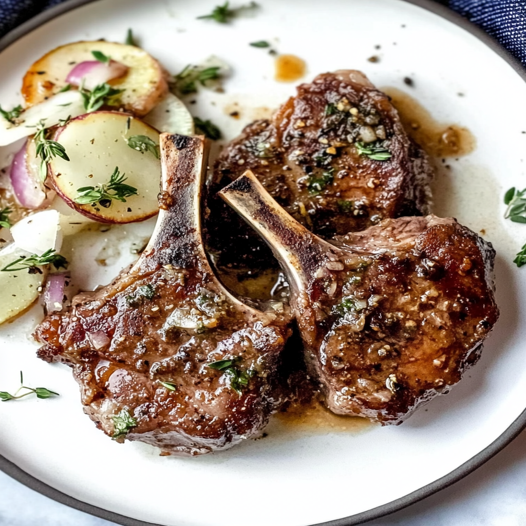 Pan Seared Lamb Chops