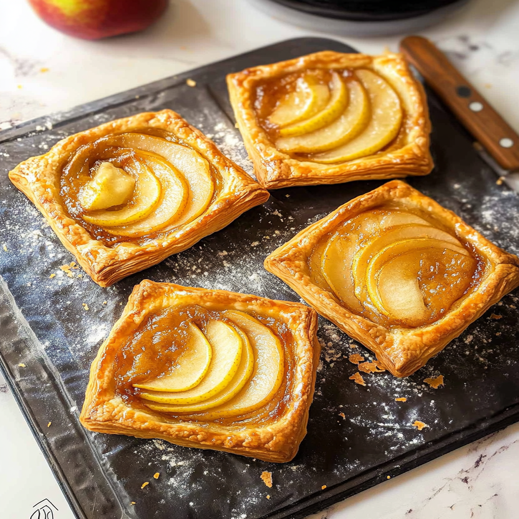 Pear Puff Pastry Tarts